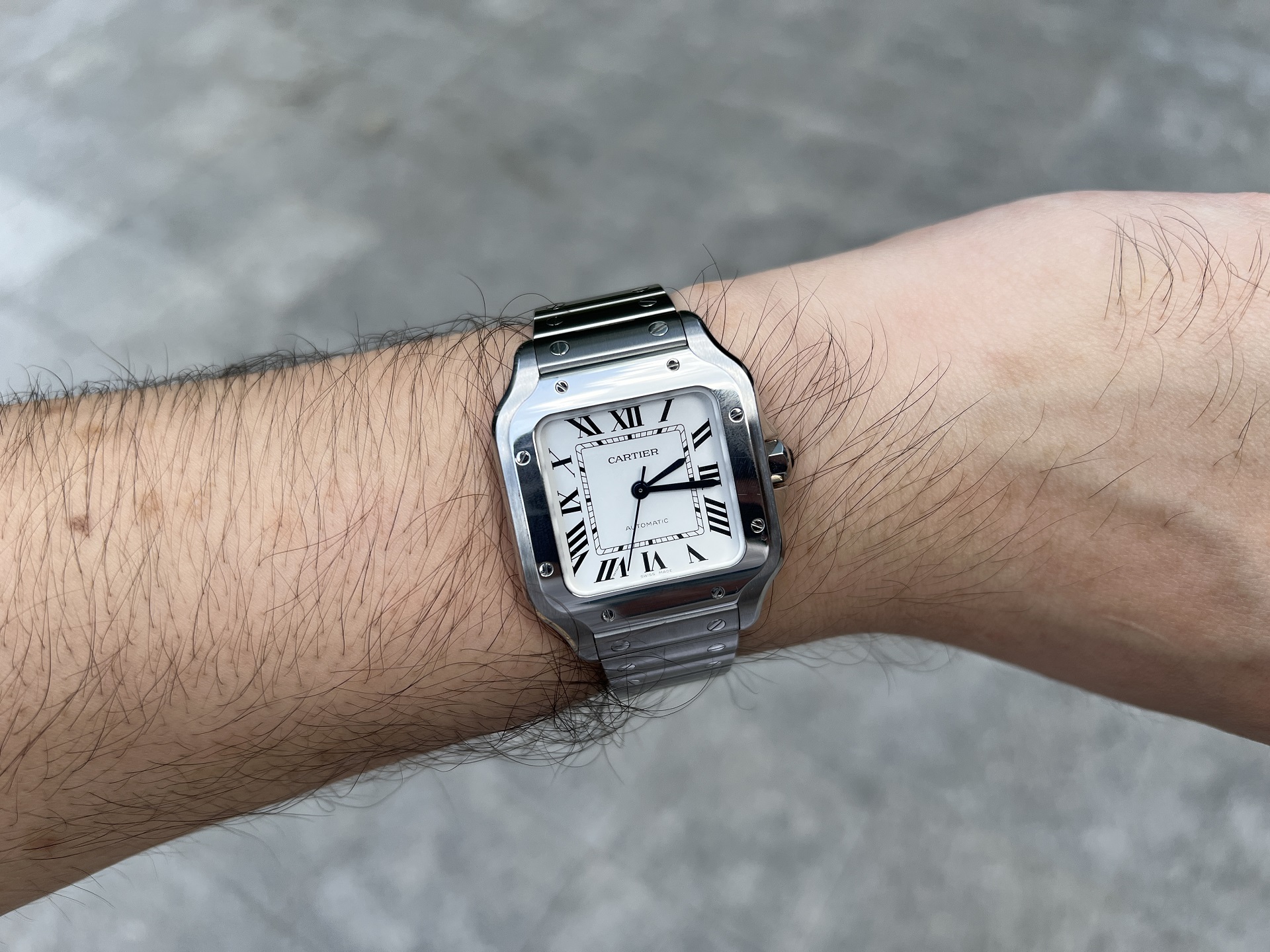 Spotlight: Santos de Cartier Medium - Wah So Shiok