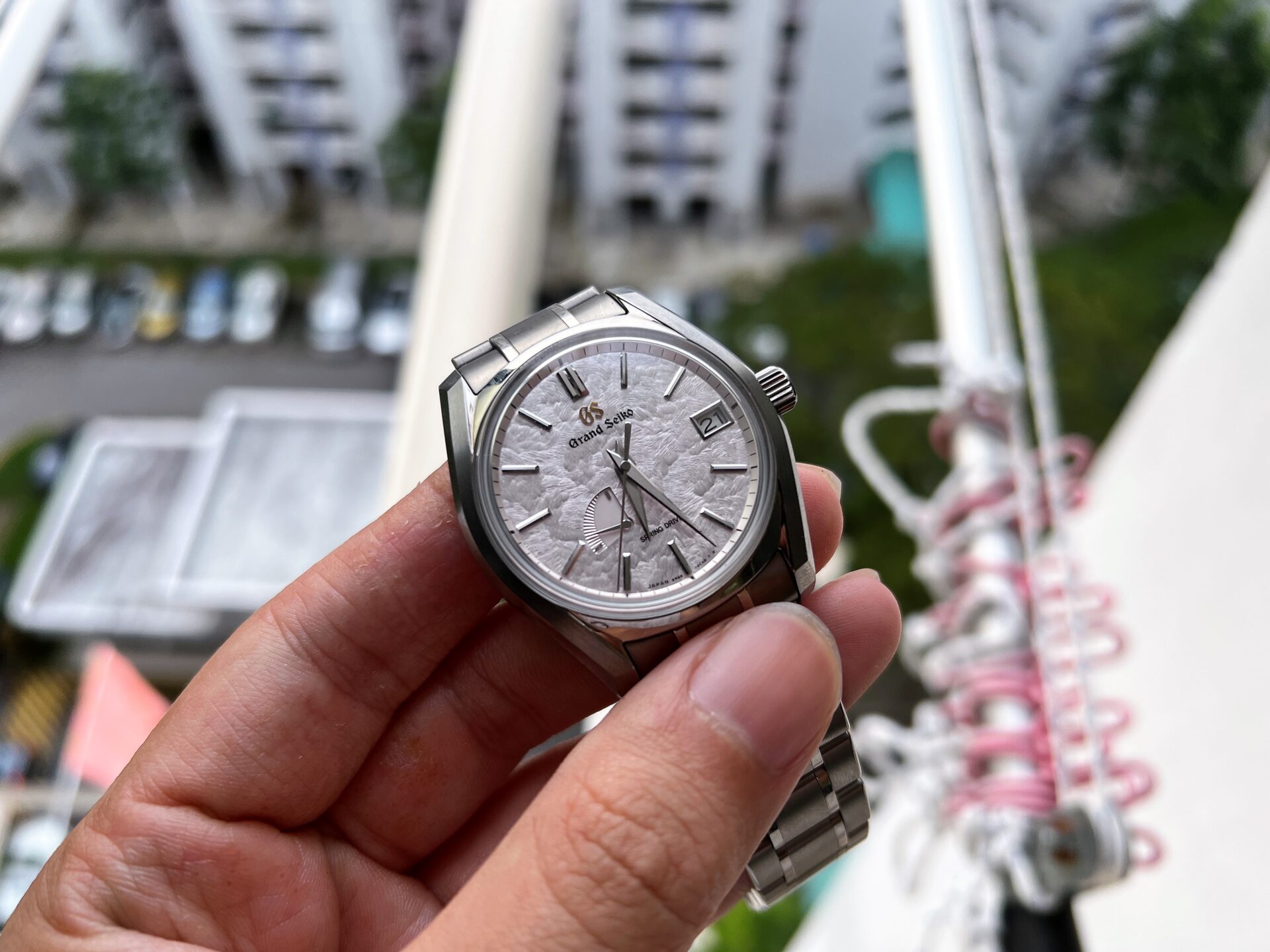 Spotlight: Grand Seiko SBGA413 "Shunbun" - Wah So Shiok