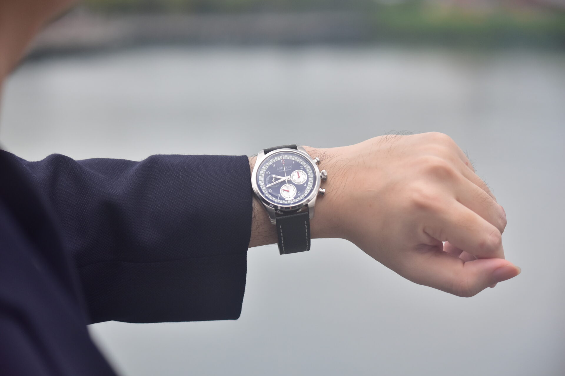 Boderry Asymmetry Chronograph Review (Promo Code Included!) - Wah So Shiok